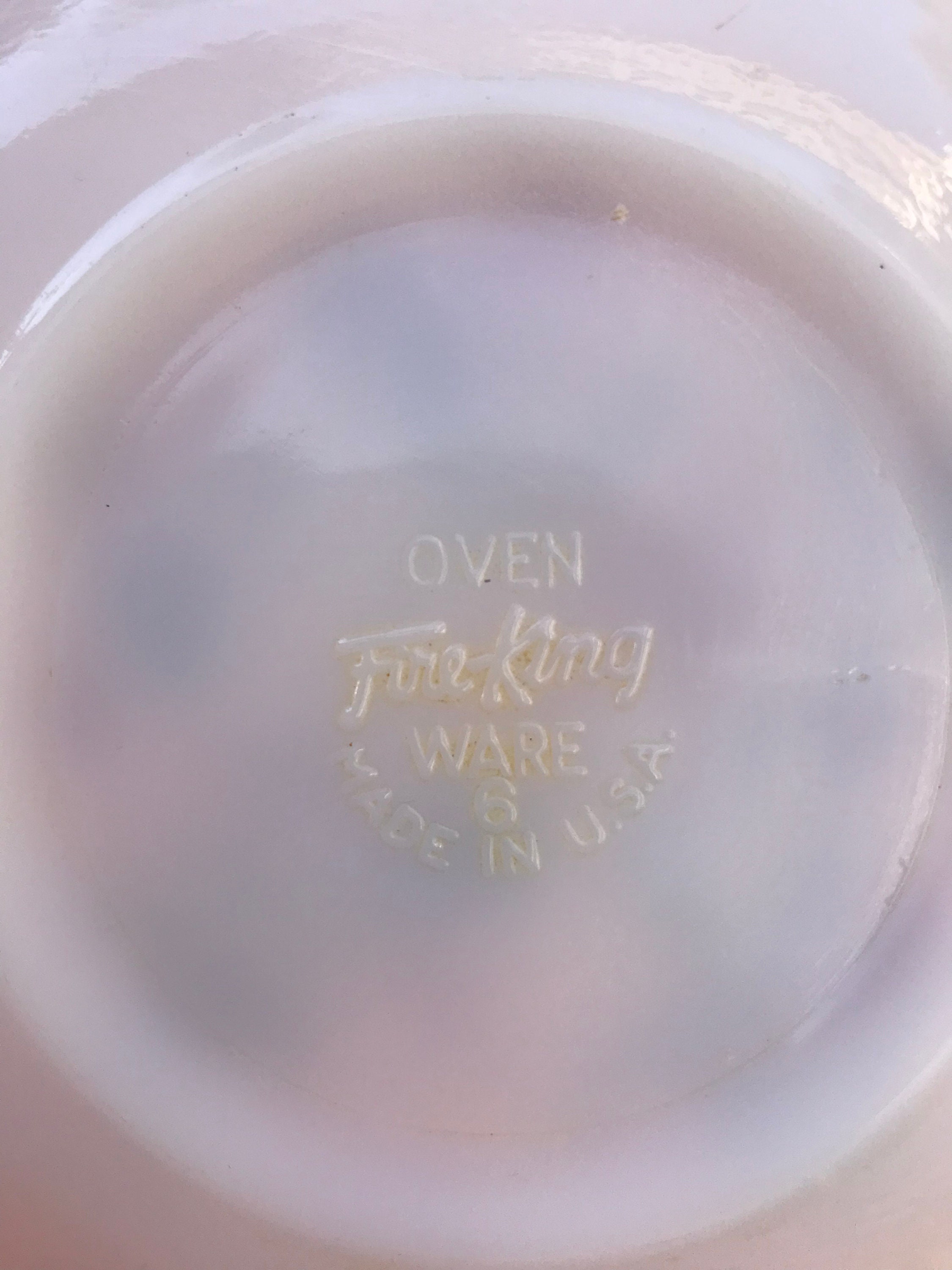 Vintage FIRE KING Bowl PRIMROSE Pattern 1960s - Etsy