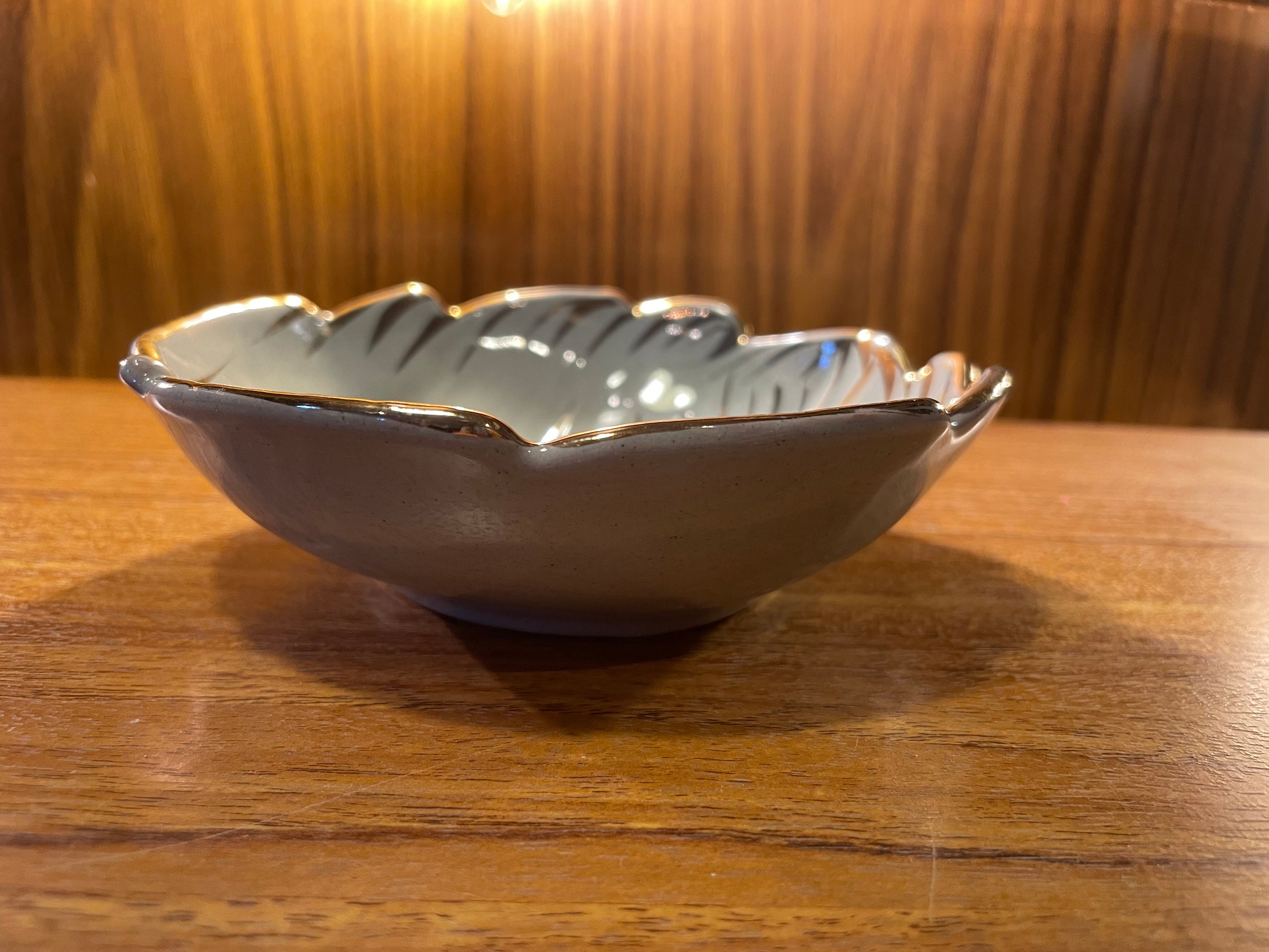 Vintage Dulane Hand Painted Italian Leaf Dish - Etsy