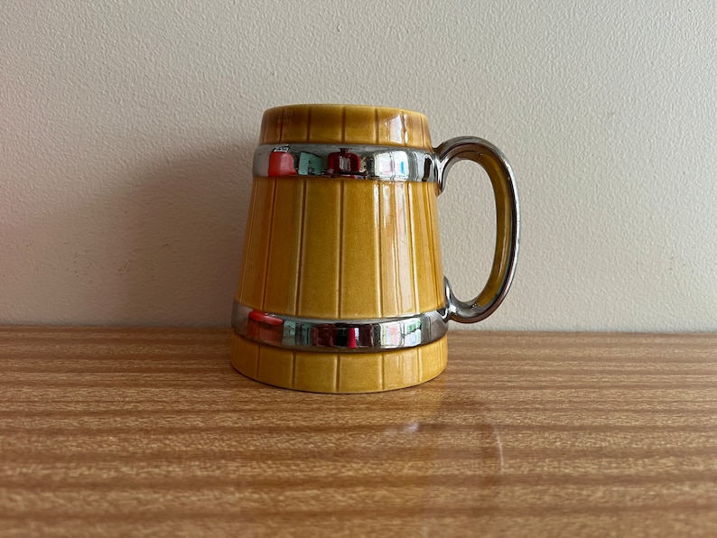 Vintage Wade Ceramic Triangular Barrel Stein Tankard Mug C1960s - Etsy