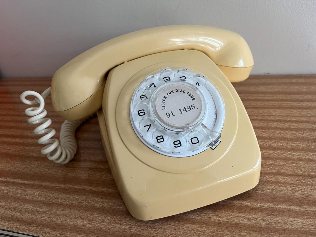 Retro 1970s Rotary Telephone - Etsy