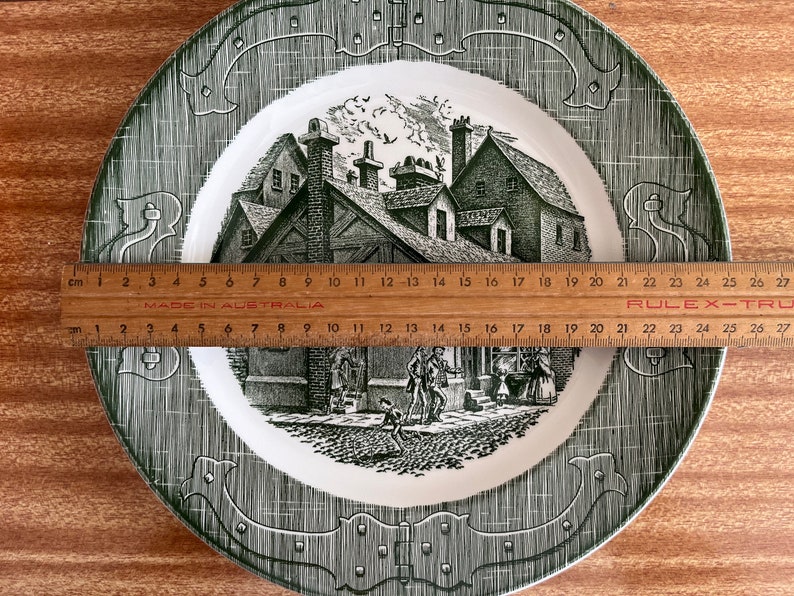 1950s Old Curiosity Shop Plate by Vintage Royal China USA - Etsy