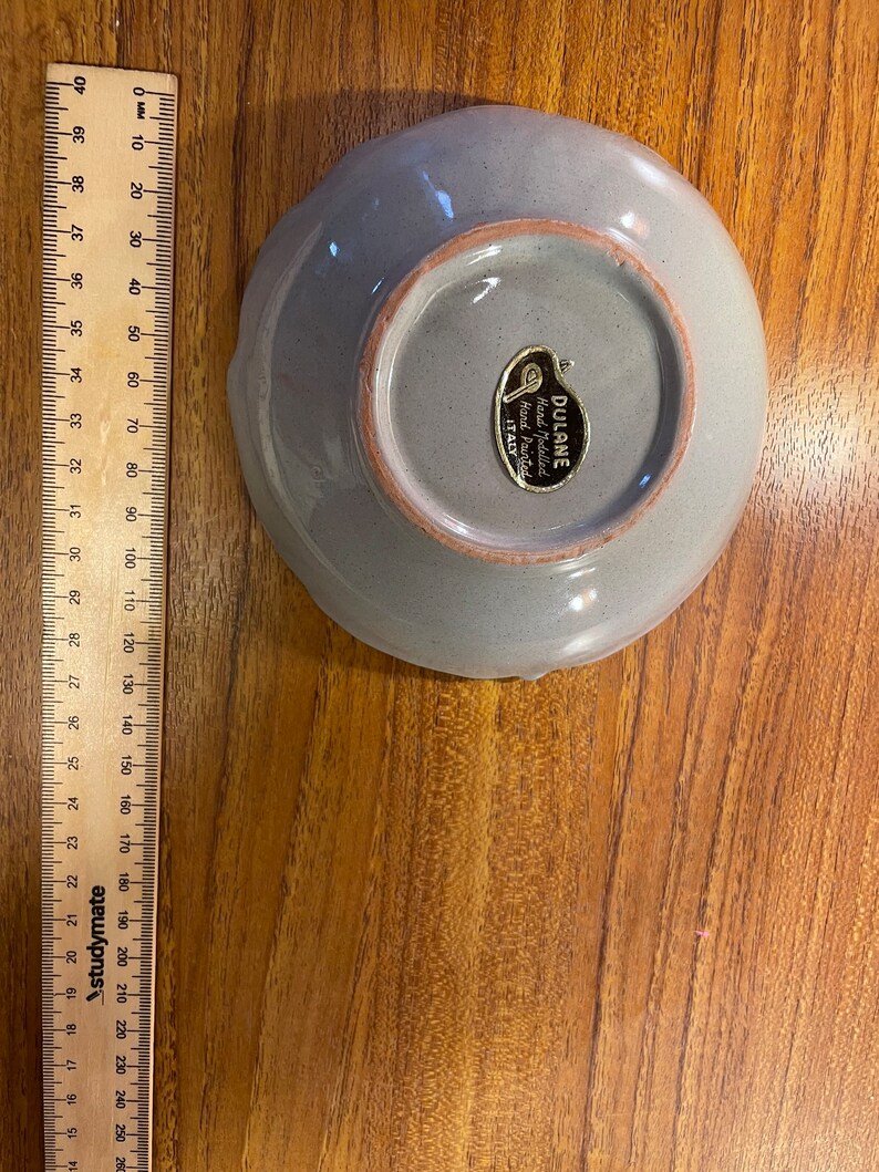 Vintage Dulane Hand Painted Italian Leaf Dish - Etsy