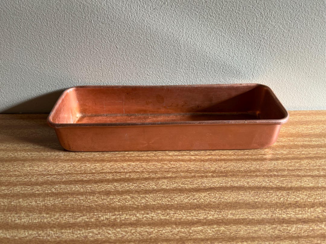Retro Narrow Anodised Aluminium Baking Tray - Etsy
