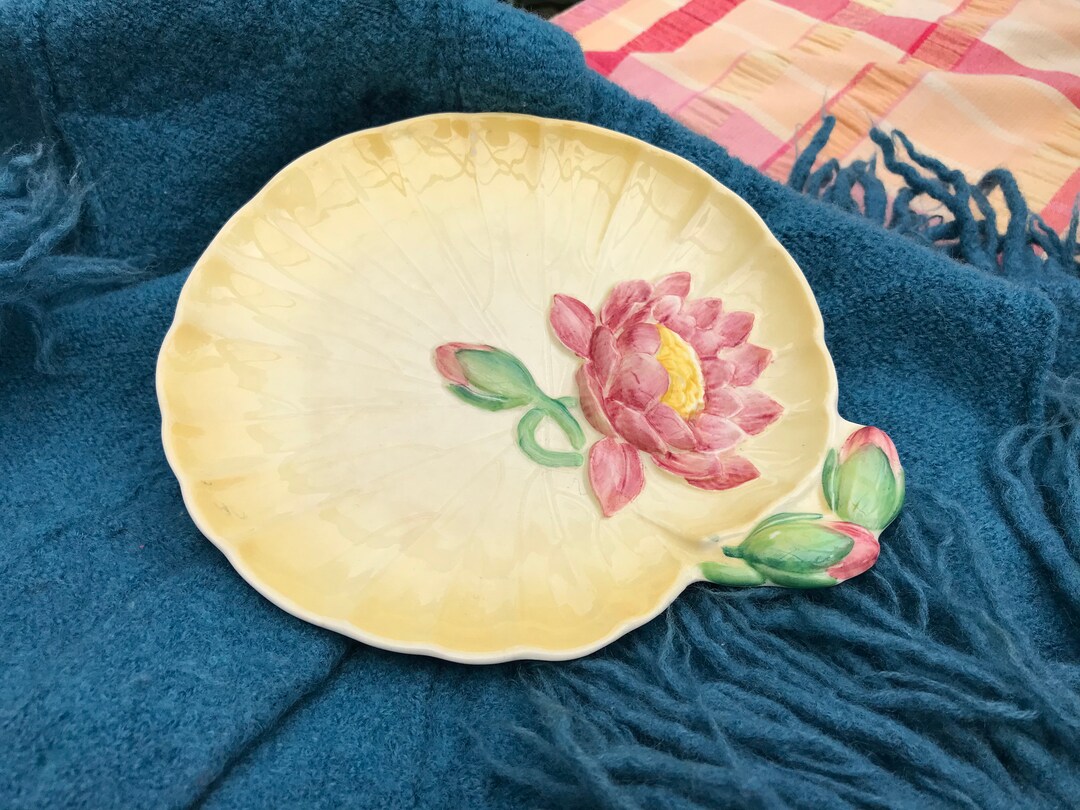Carlton Ware Retro Lily Pad Design Plate - Etsy
