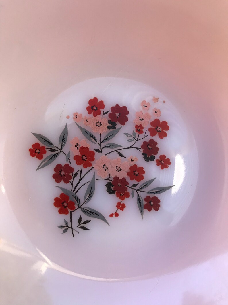Vintage FIRE KING Bowl PRIMROSE Pattern 1960s - Etsy