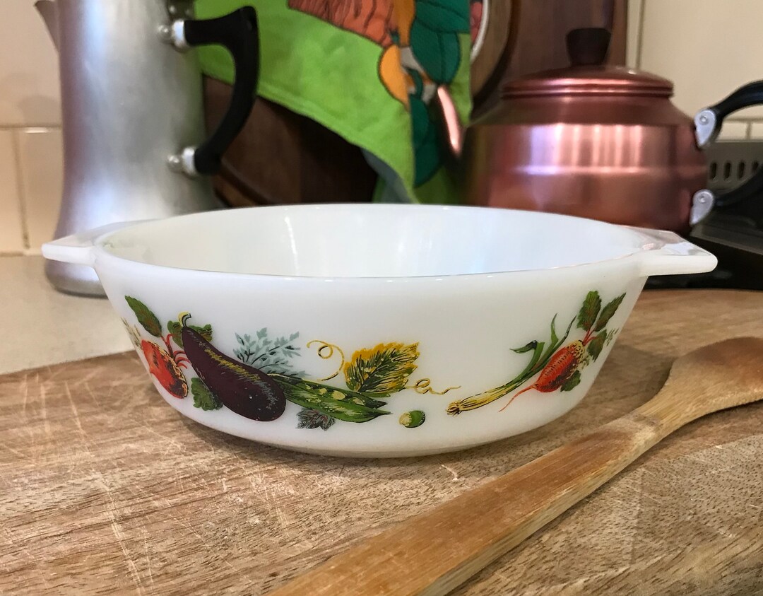 Vintage JAJ Pyrex Market Garden Tuscany Small Bowl - Etsy