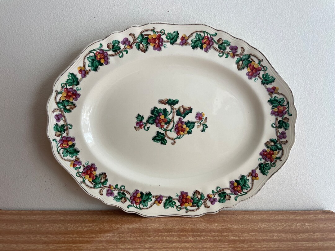 J & G Meakin Sunshine Sol Grapes Serving Plate Mid Century England - Etsy