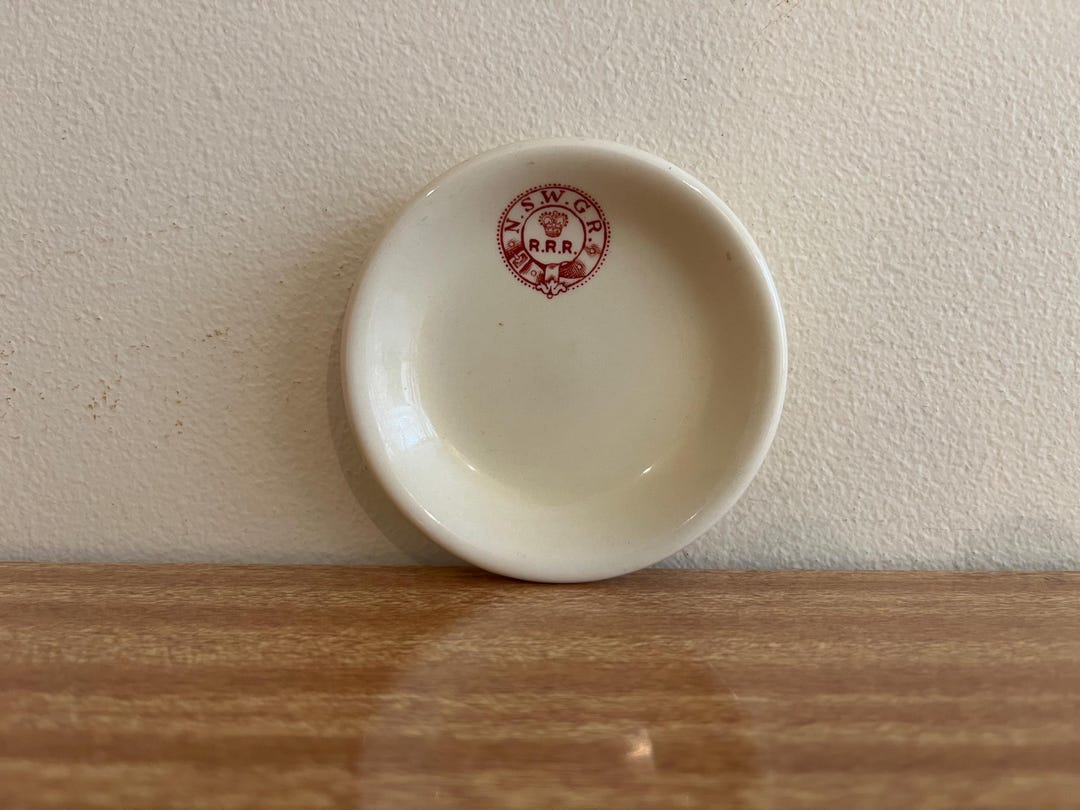 Super Vitrified Grindley Hotelware Vintage Railway NSWGR ‘RRR’ Butter ...