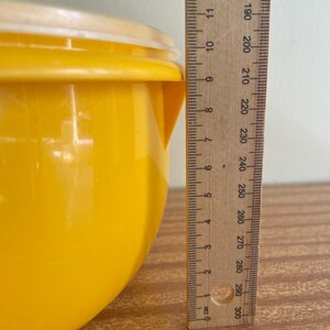 Retro Large Round Tupperware Container, Beautiful Golden Orange With ...