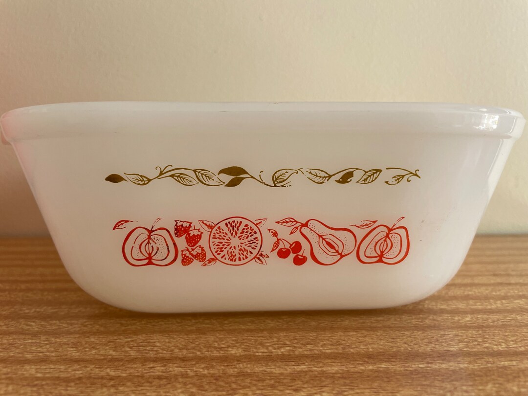 Agee Pyrex Fruit Salad Australian Made Square Baking Dish - Etsy