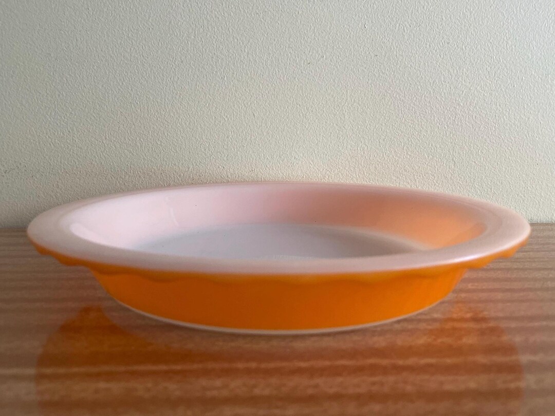 Pyrex Crown Ovenware Mandarin Round Scalloped Pie Dish 11inch - Etsy