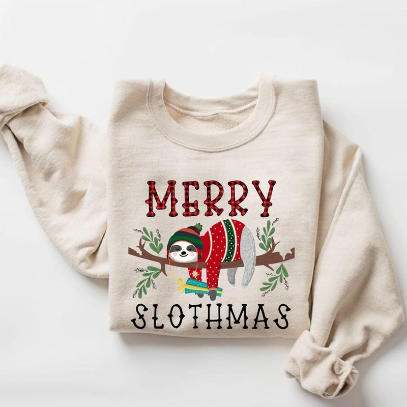 Sloth Christmas - Etsy