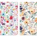 Floral Digital Paper, Watercolor Flowers, Seamless Pattern, Digital ...