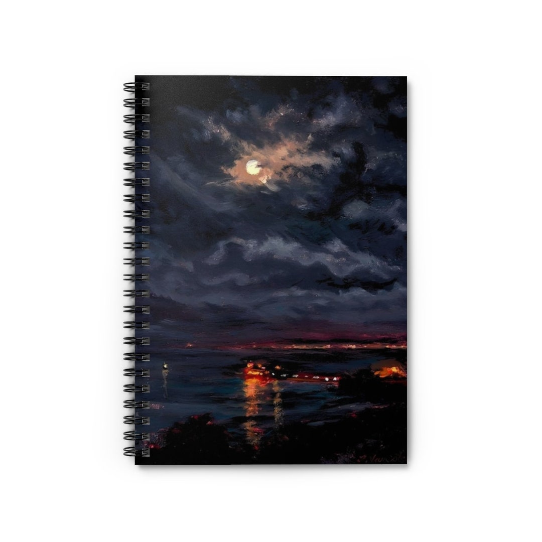 Night Skies Spiral Notebook Ruled Line - Etsy