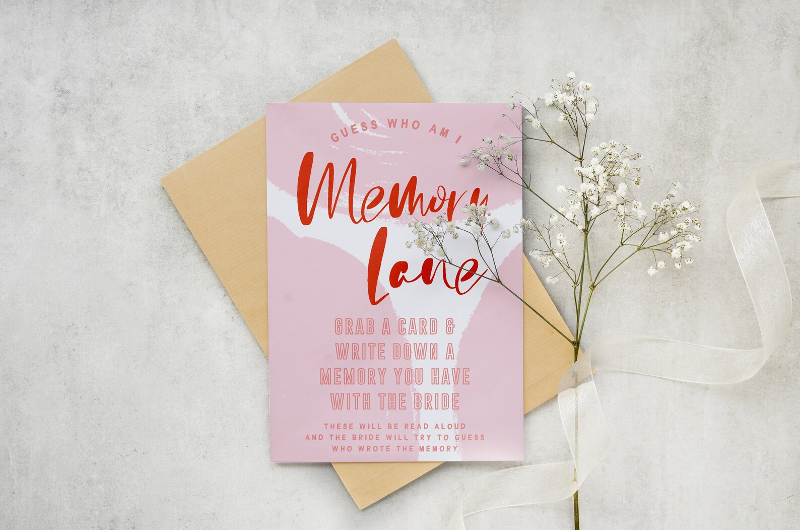 Pink Memory Lane Sign | Who Am I Game | Event Signage | Hens Sign ...