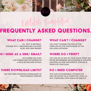 2 Hen's Party Menu Template | Modern Menu's | Printable Bachelorette ...