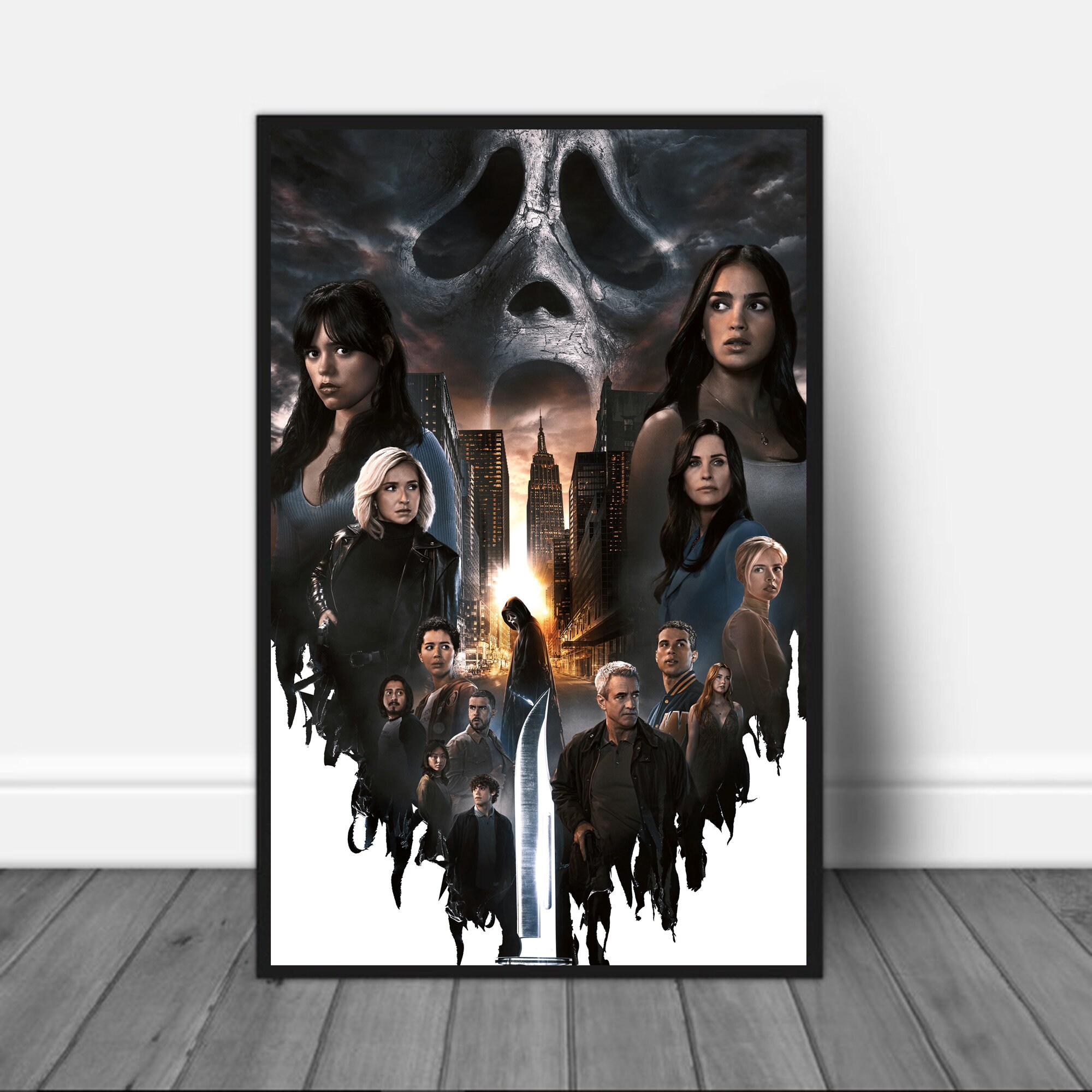 Scream Horrer Movie Poster, Scream 2023 Movie Poster