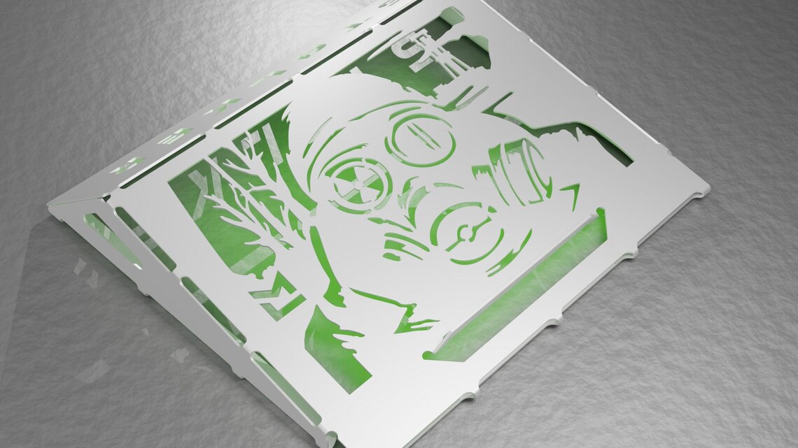 Laptop Stand STALKER, Diy Gift, Diy Sheet Metal Laptop Stand Dxf Files ...