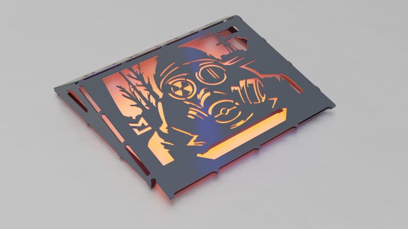 Laptop Stand STALKER, Diy Gift, Diy Sheet Metal Laptop Stand Dxf Files ...