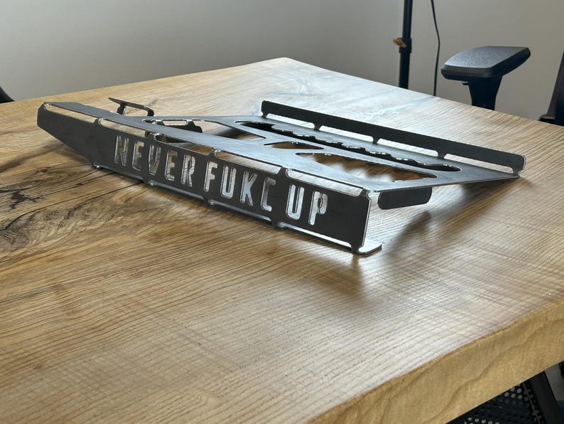 Laptop Stand With Sign, Diy Sheet Metal Laptop Stand Dxf Files ...