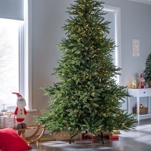 Pre-lit Traditional Fir Multi-function Christmas Tree - Etsy