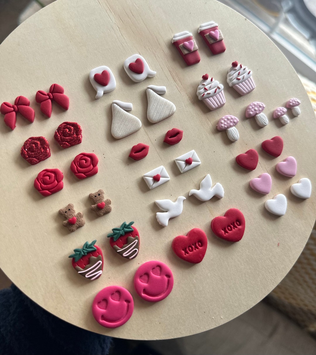 Build Your Own Stud Pack | Valentine’s Day Studs | Polymer Clay ...