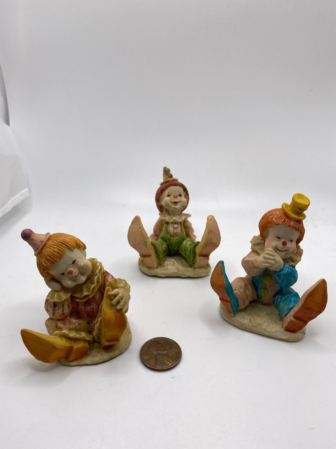 Clown Figurine Mini Clown Decor Gift for Clown Lover - Etsy