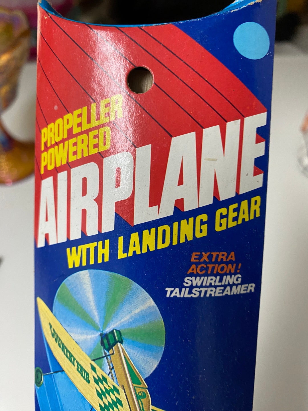 Toy Model Airplane Propeller Powered Airplane With Landing - Etsy