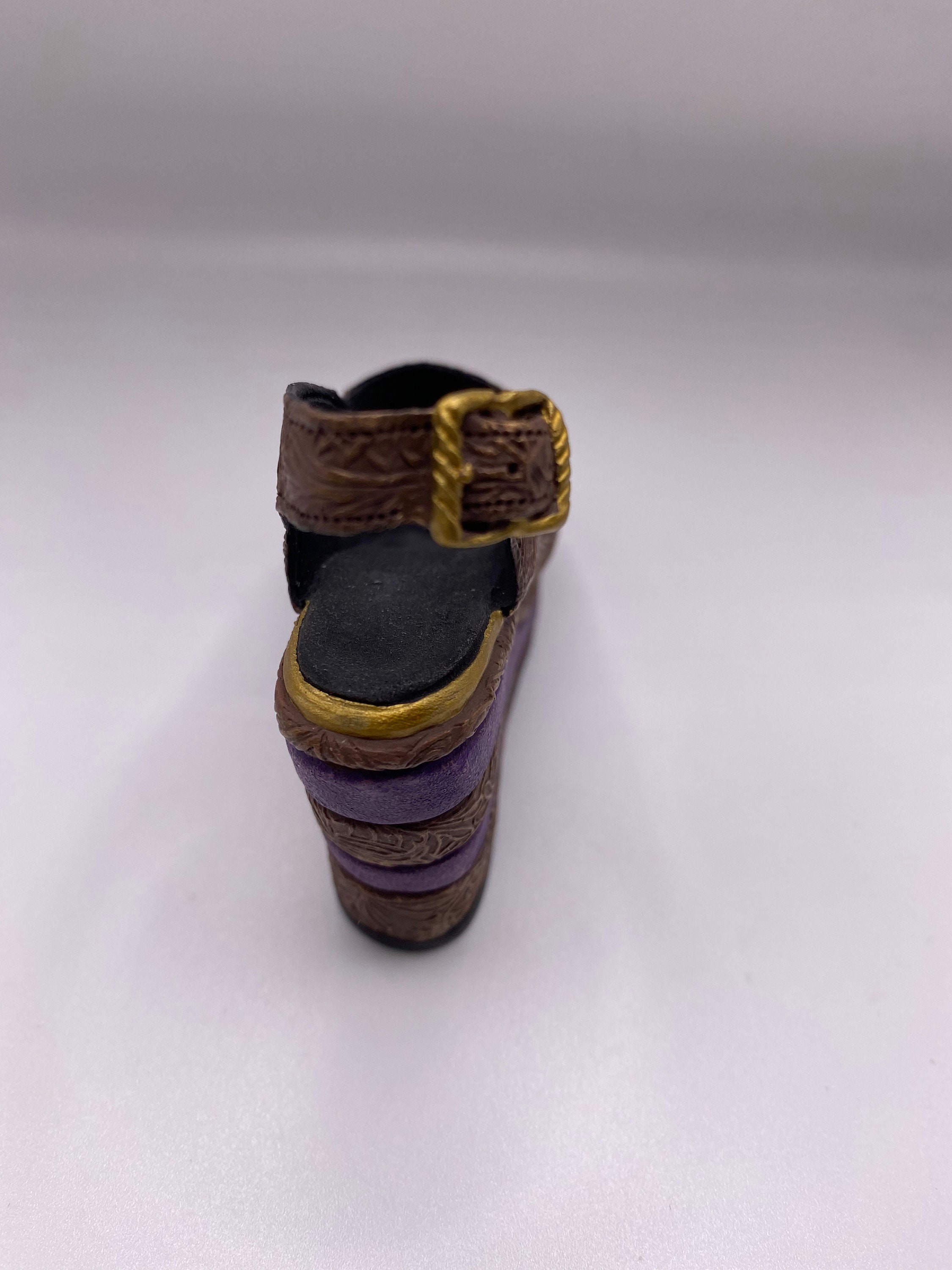 Mini Shoe Figurine Raine Just the Right Shoe Golden Leaf Raine - Etsy