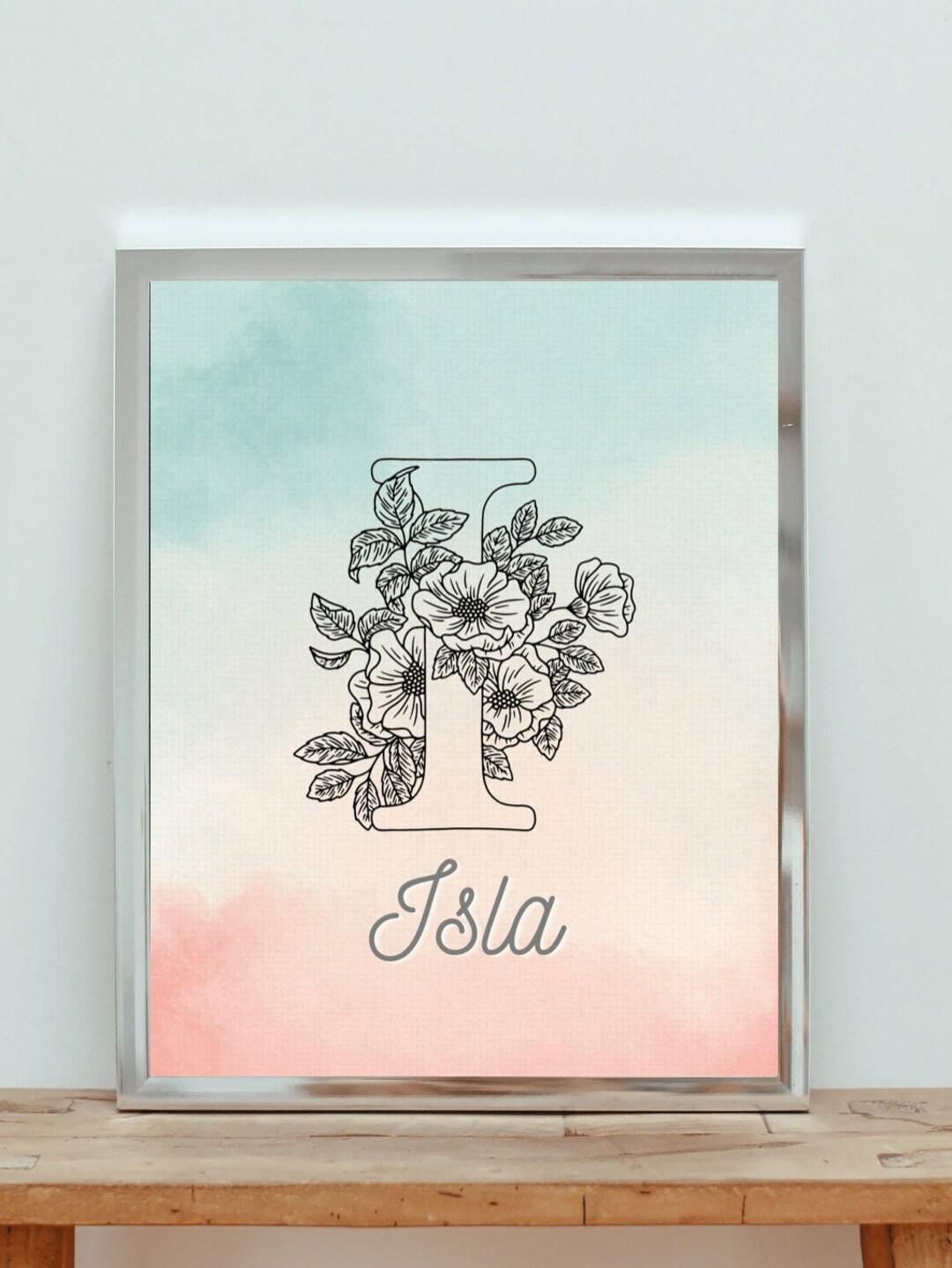 Personalised Name Downloadable Print - Etsy