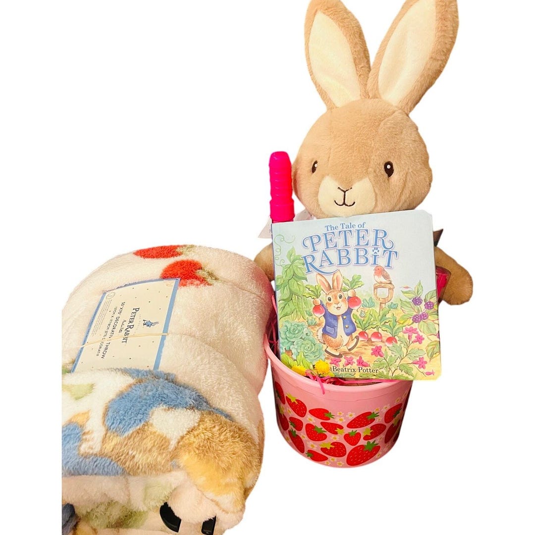 Peter Rabbit Adorable Bundle 50 70 Super Fluffy Adorable Throw Flopsy ...