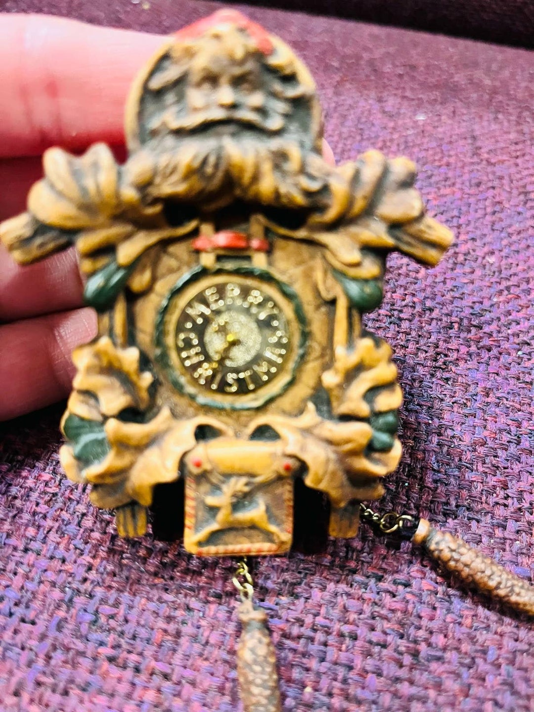 Cuckoo Clock Hallmark Ornament Christmas 1984 Vintage - Etsy