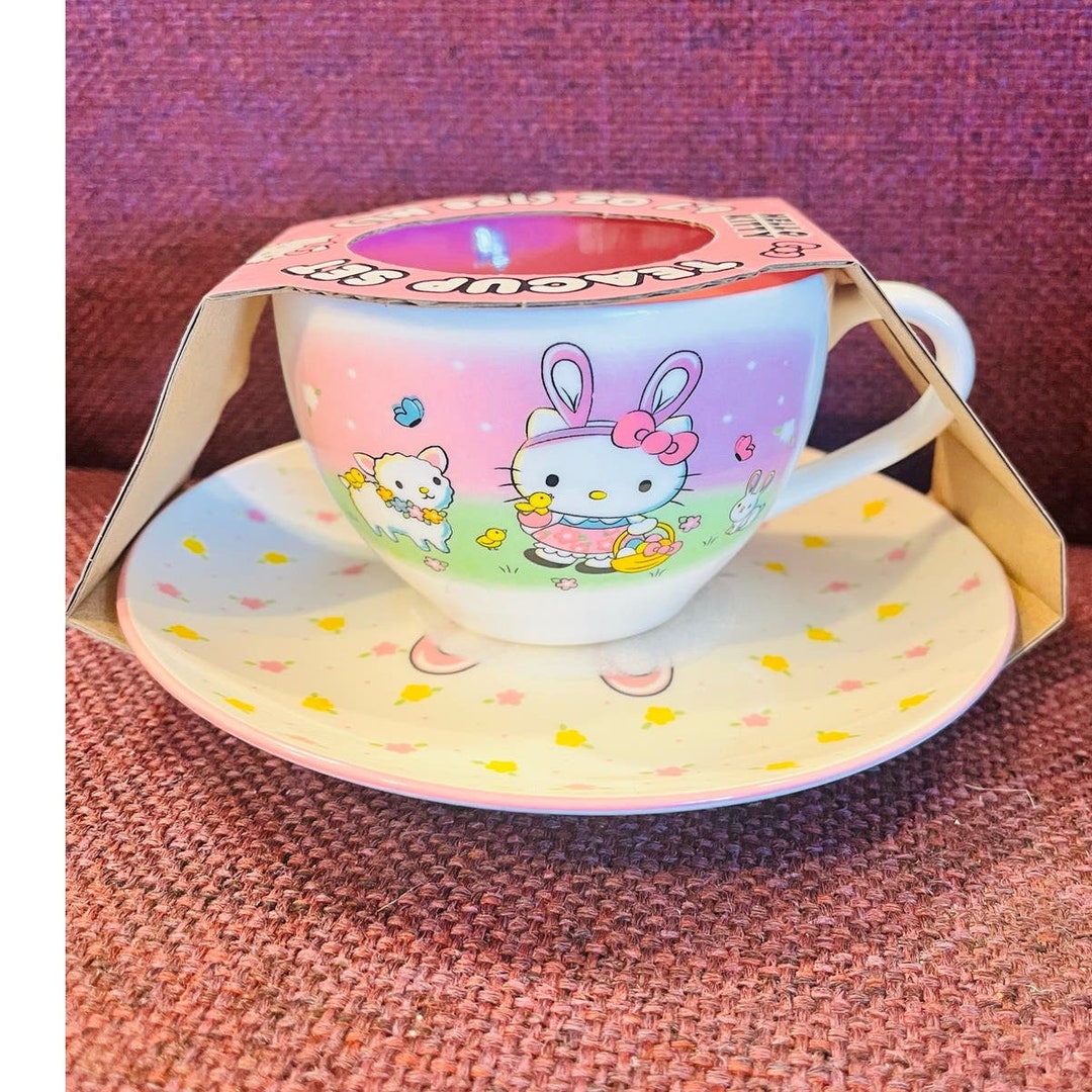 Hello Kitty Teacup Set 6.7 0z Super Adorable - Etsy