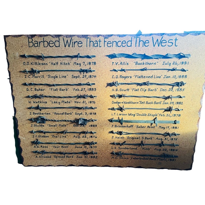 Barbed Wire Fence - Etsy