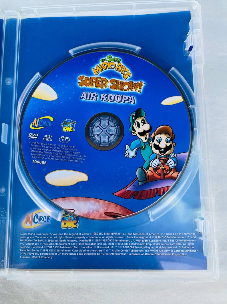 Super Mario Bros Super Show Air Koopa DVD - Etsy