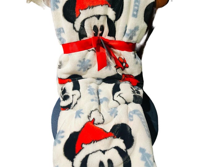 Mickey Mouse Faux Fur Super Soft Christmas Throw 50 by 70 - Etsy