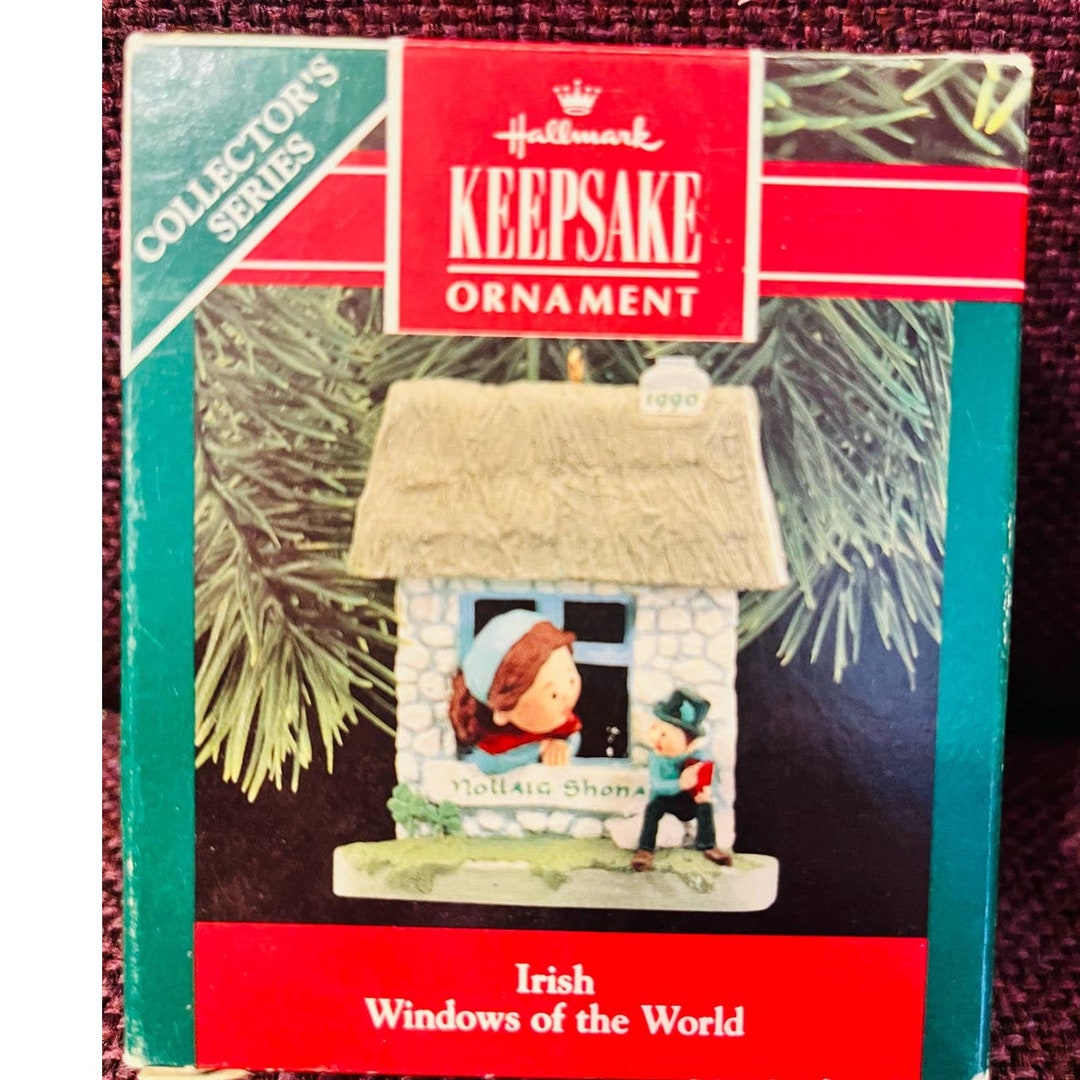 Hallmark Keepsake Irish Windows of the World Ornament, 1990 - Etsy