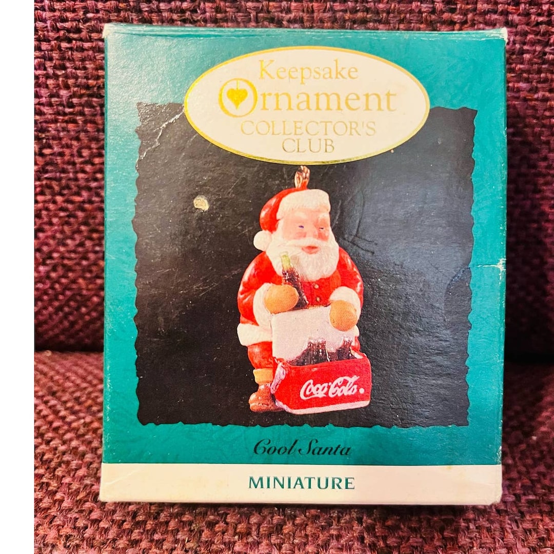 Hallmark Keepsake Ornament Collectors Club Cool Santa, Coca-cola ...