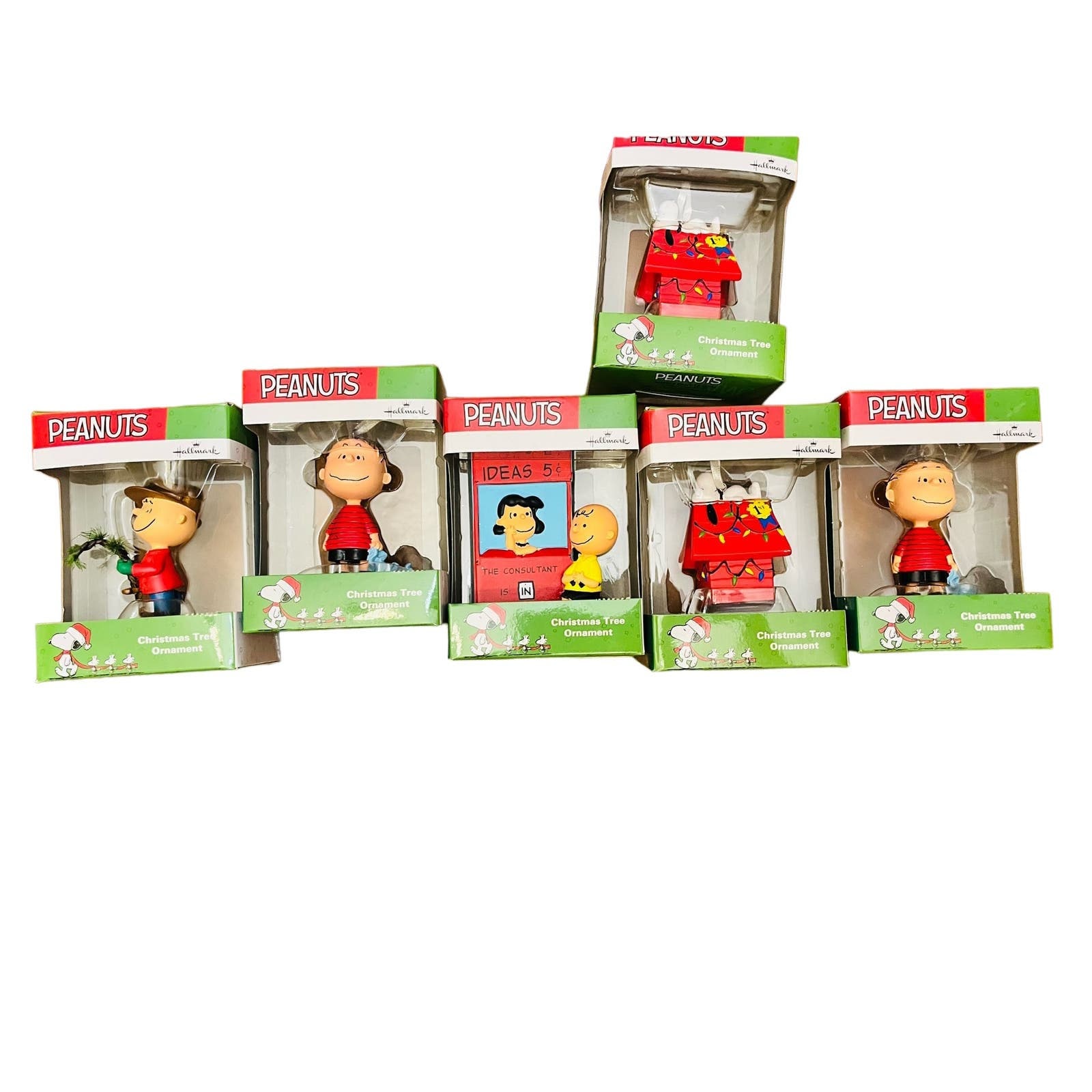 Hallmark Peanuts Ornament Collection Set of 6 - Etsy