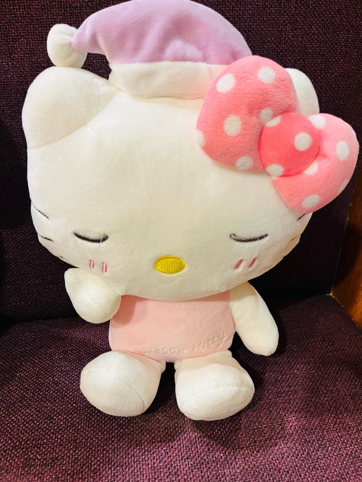 Sanrio Sleeping Hello Kitty Large Stuffed Plush Cute - Etsy