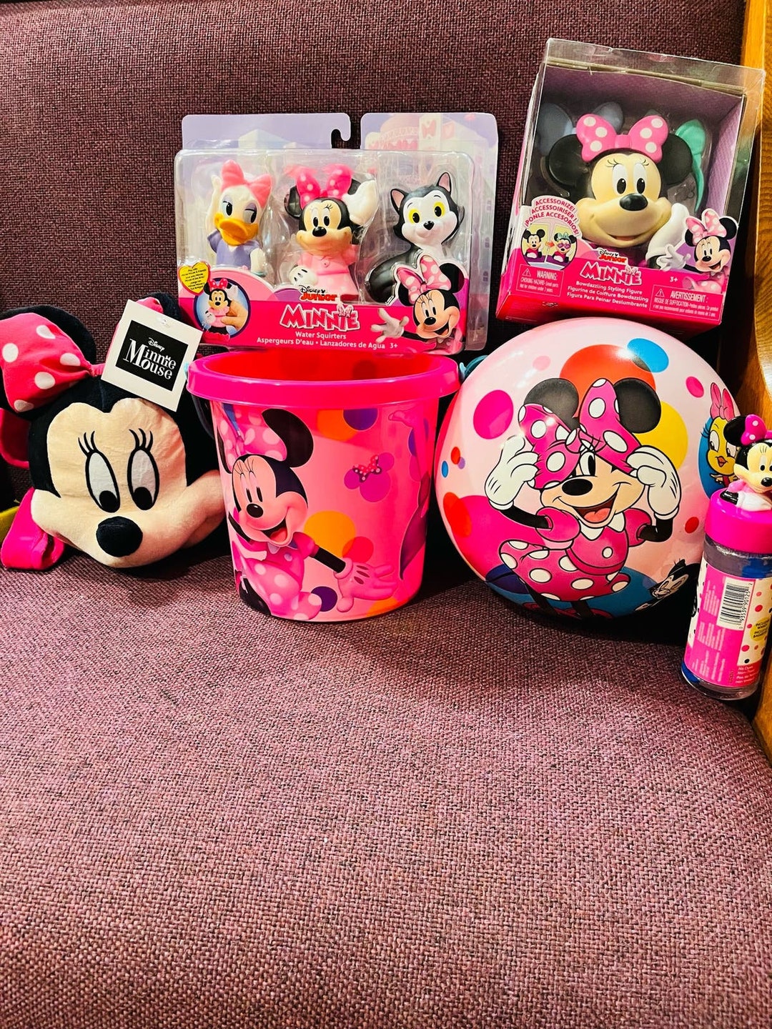 Minnie Mouse Sand Bucket Bundle - Etsy