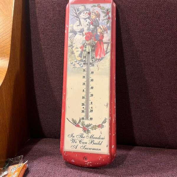 Tin Thermometer - Etsy