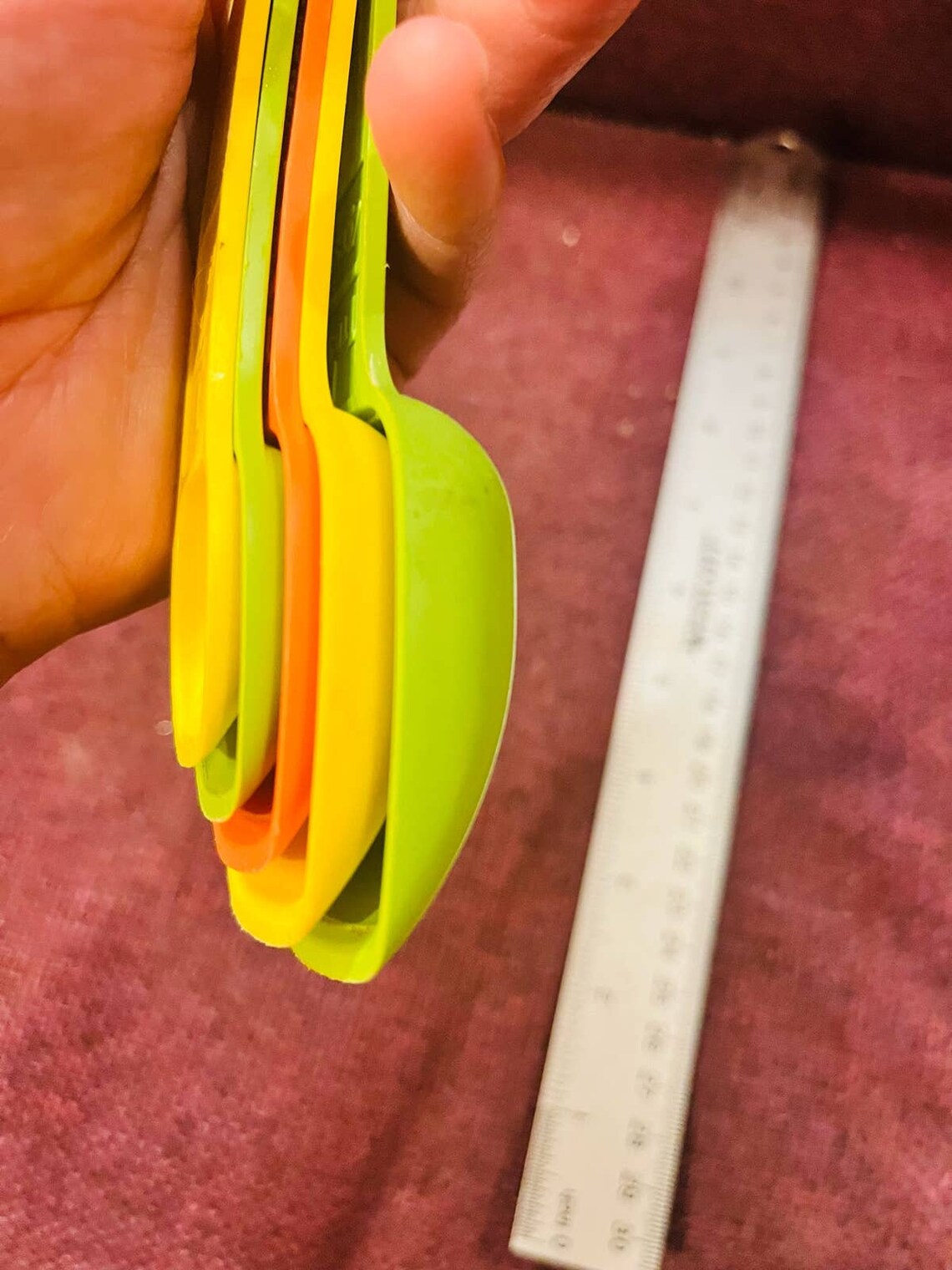 Vintage Tupperware Set of 5 Measuring Spoons - Etsy