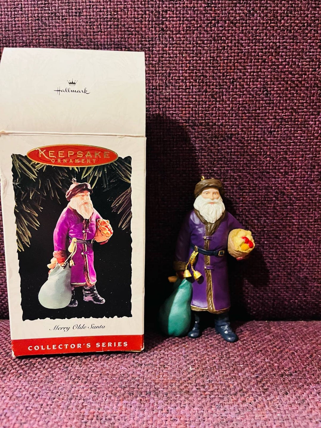 Hallmark Merry Olde Santa Vintage 1995 - Etsy