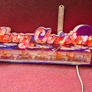 Vintage Merry Christmas Music Light up Sign - Etsy UK