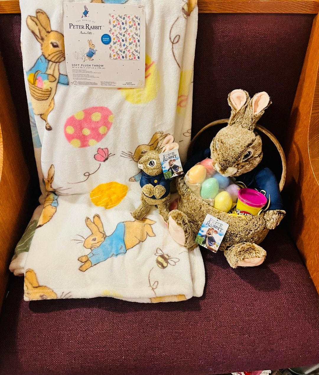 Peter Rabbit Adorable Bundle Includes a 50 X 70 Throw Includes Matching ...