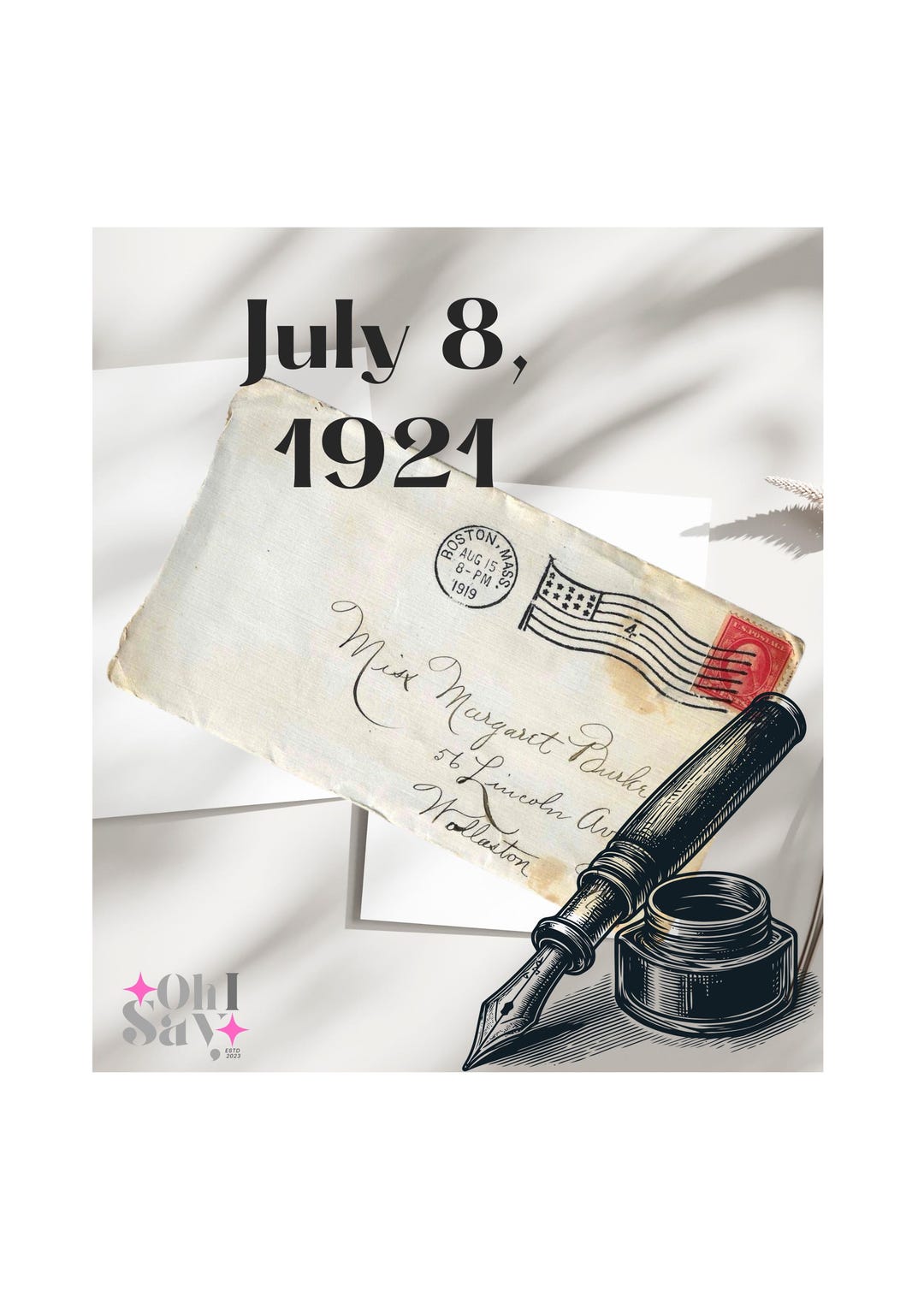 Digitalized Antique Handwritten Letters – Authentic Vintage Stories for ...