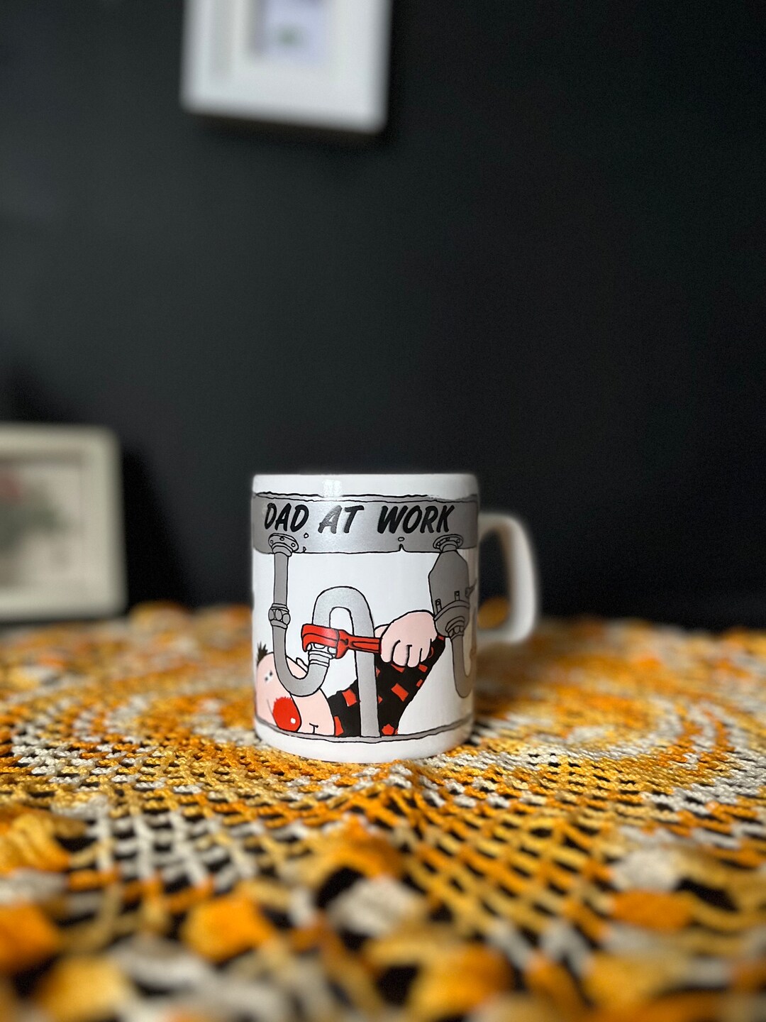 Vintage Dad at Work Fathers Day Kilncraft Coloroll Mug Gift - Etsy