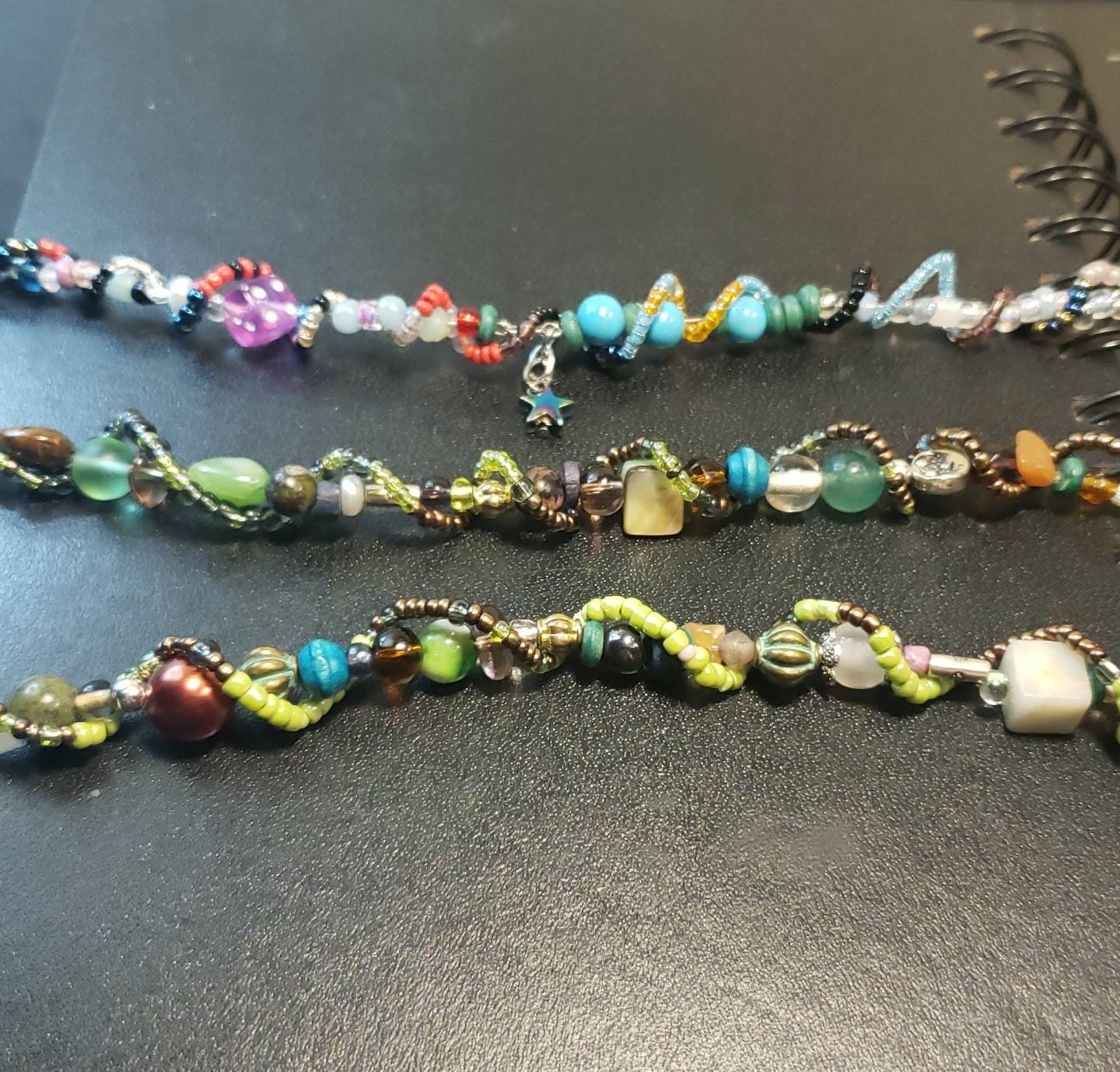 Spiral Beaded Bracelets - Etsy
