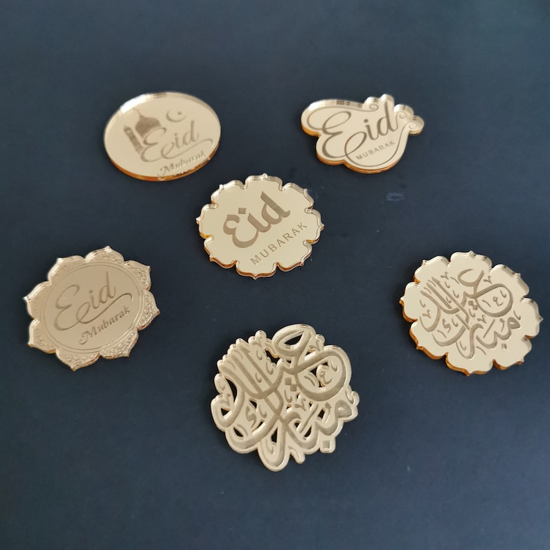Eid Mubarak Cupcake Toppers Muslim Holy Month Cake - Etsy